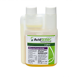 Avid 0.15 EC Miticide Insecticide Syngenta Mites 8 Fl Oz (Pack of 1)