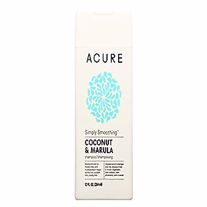 Acure Simply Smoothing Coconut & Marula Shampoo, 12 Oz