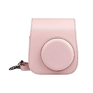 Fujifilm Instax Mini 11 Camera with Fuji Instant Film Twin Pack + Pink Case, Album, Stickers, and More (Blush Pink)