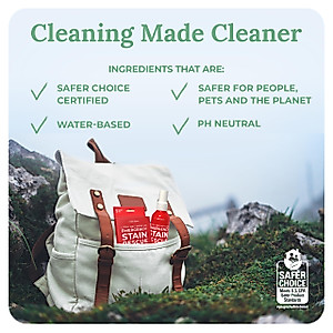 Emergency Stain Rescue Remover Spray – 4oz Laundry Stain Remover for Clothes, Upholstery Fabric, Carpet - Works on Most Blood, Grass, Coffee, Mud, Grease & Oil Stain Remover