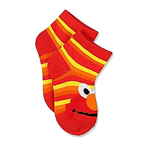 Sesame Street Baby-Boys Multi pack Socks, 6 Pack, Stripes Quarter 6 Pk, 12-24 Months