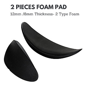 VRMASTER Forehead Cushion Pad for Meta Quest Pro Accessories Relieve Forehead Pressure with 2 Pieces Alternative Foam Pad Custom Design