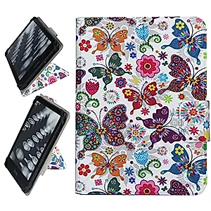 ZhaoCo Universal Case Cover for 6''-6.8" Inch eReaders Ebook Vertical and Horizontal Viewing - Butterfly
