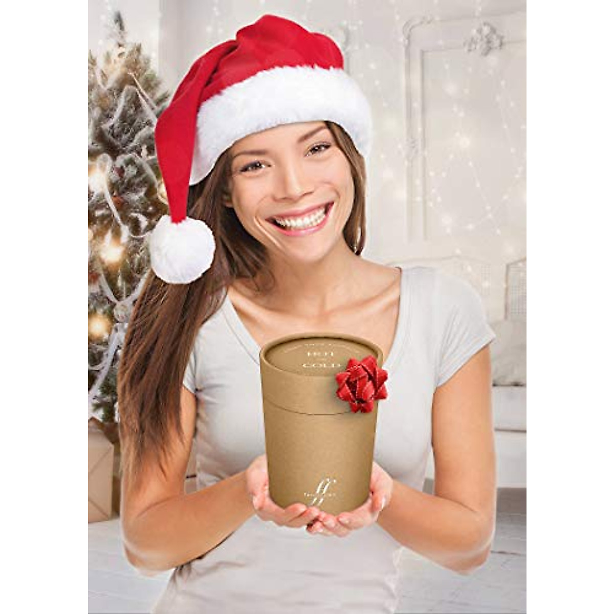 Inspirational Gifts for Women, Thank You Gifts, Sometimes You Forget You’re Awesome So This Is Your Reminder, Fancyfams 12oz Stainless Steel Wine Tumbler, Coworker Gifts for Women, (Rose Gold)