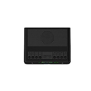 Emerson SmartSet Alarm Clock Radio with AM/FM Radio, Dimmer, Sleep Timer and .9" LED Display, CKS1900 (Black)