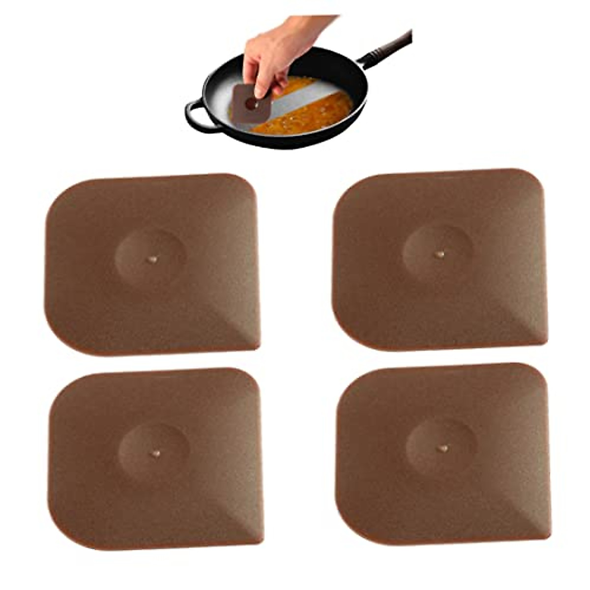Jorzer Pampered Chef Pan Scraper Plastic Pan Scraper Dish Scraper Pampered Chef Products Pan Scraper Plastic Pan Scrapers Handheld Cleaning Tools for Kitchen 4PCS