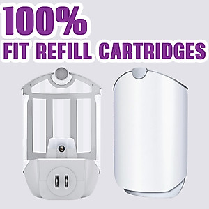 BRLR 8 Pack Refill Cartridge Kit Replacement, Compatible with ZEVO Plug-in Light M364 and Max (8 Pack)