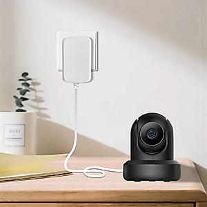 Gonine DC 24V 1A LED Power Supply Cord AC Adapter White, 110-240V AC to DC 24 Volts Charger for 24Vdc 1000mA 800mA 600mA 400mA 300mA 200mA 100mA LED Strip Lights.