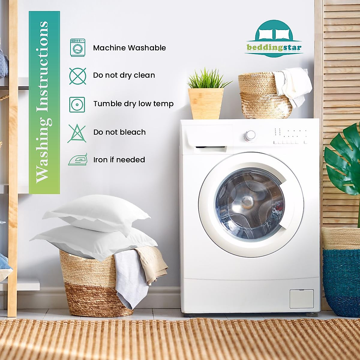 Queen Pillow Shams Set Of 2 PC 100% Egyptian Cotton White Pillow Shams Queen Size 20x30 Pillow Cases 600 Thread Count Soft Skin Friendly Cushion Cover Decorative Queen Size Bed Pillow Covers Set