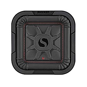 KICKER 46L7T82 L7T L7-Thin 8-Inch (20cm) Subwoofer, Dual Voice Coil, 2-Ohm, 350 Watt