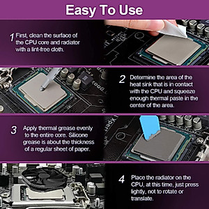 MY083-10pcs(1PCS-1g)-CPU Thermal Paste 8.3W/m- Thermal Compound Heatsink Paste Silicon Grease for PC CPU GPU LED PS4