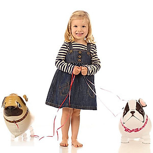 Walking Animal Balloons Pet Dog balloons - 6pcs Puppy Dogs Birthday Party Supplies Kids Balloons Animal Theme Birthday Party Decorations