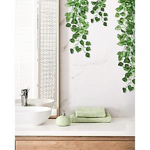 Omldggr 3 Pieces Artificial Hanging Ivy Vine Artificial Hanging Plants for Indoor Outside Home Garden Office Decor