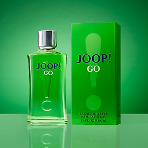 Joop! GO Eau de Toilette – Woody Men's Cologne – With Notes of Rhubarb, Cypress, Musk, & Geranium – Luxury Perfumes for Men – Long Lasting Fragrance