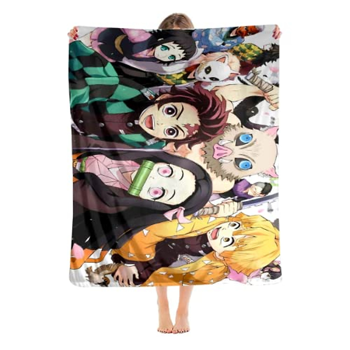 Anime Blanket Merch Ultra Soft Throw Blanket Warm Bed Blanket for Travelling Camping Living Room Sofa Bedroom Decor Gifts 50"x40"
