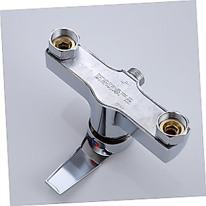 OSALADI Bath Tub 2pcs Mixer Tap Kitchen Sink Faucet Wall Mounted Bathroom Faucet Single Handle Kitchen Faucet Sink Vanity Faucet Vanity Faucet Brushed Nickel Shower Faucets Tub Concealed