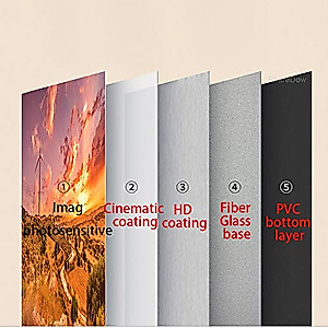 n/a Projection Screen 100 Inch 16:9 Matte White Electric Motorized Projector Screen with 12V Trigger Remote Control for Home Theater