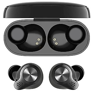 Lotus T1 True Wireless Bluetooth Earbuds with Microphone - in-Ear Bluetooth Headset Premium Sound with Deep Bass (White)