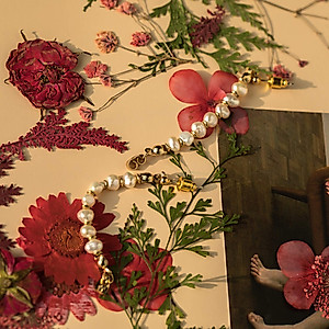 Pearl Hoop Earrings 925 Silver Handmade Baroque Cultured Pearls Dainty Circle Dangle Vintage Geometric Hypoallergenic 14K Gold Plated Jewelry for Women