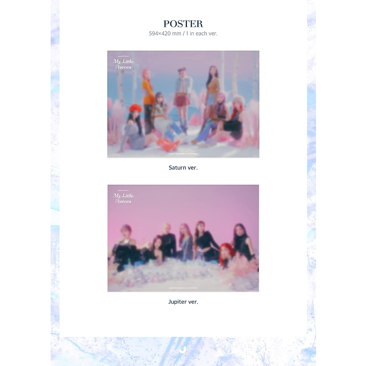 cignature - 3rd EP Album My Little Aurora CD (Saturn ver., CD Only (No Poster))