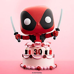 POP Marvel: Deadpool 30th - Deadpool in Cake, Multicolor, Standard