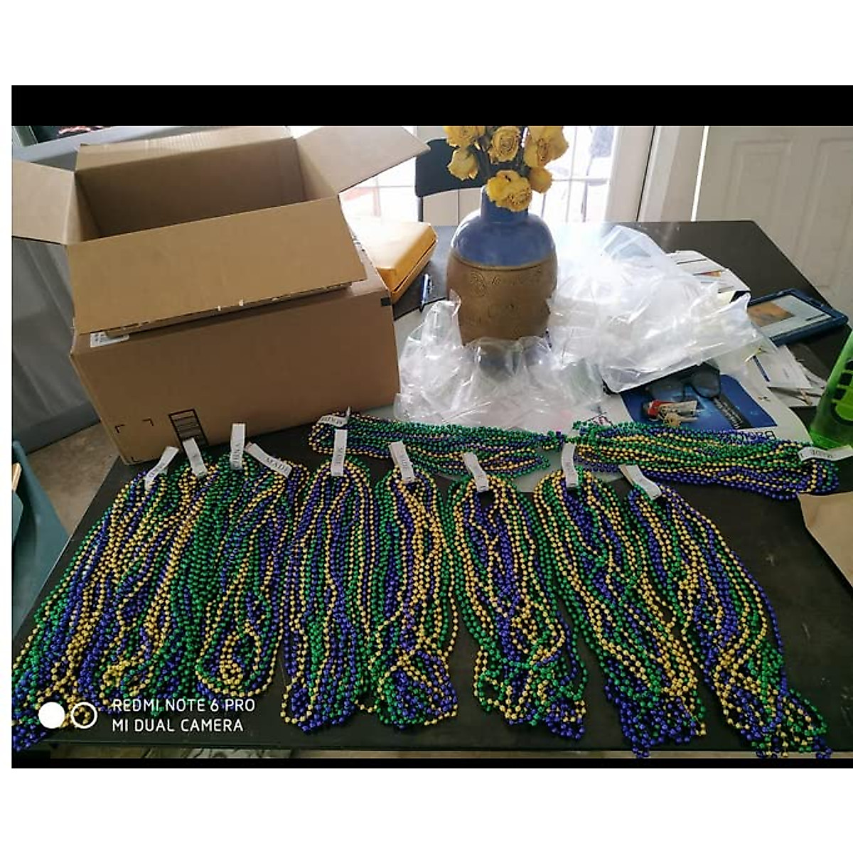 Mardi Gras Beads (144 Pieces) by Oojami