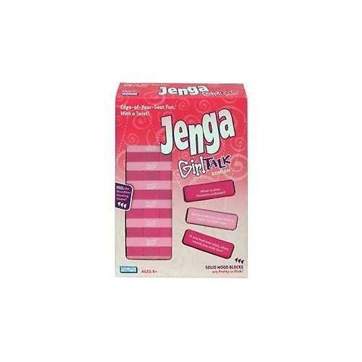 JENGA GIRL TALK EDITION PINK GAME