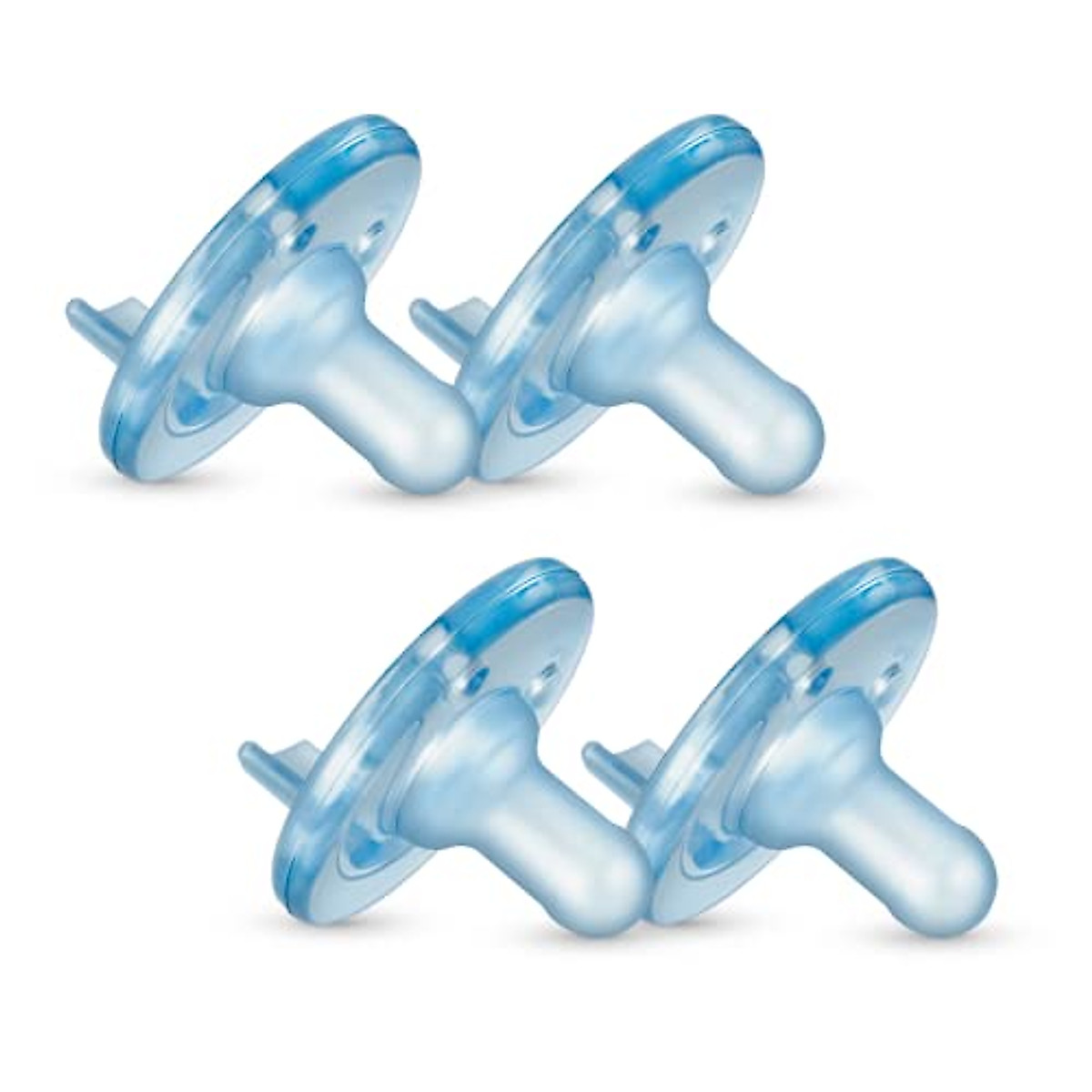 Philips AVENT Soothie Pacifier, Blue, 0-3 Months, 4 Pack, SCF190/43