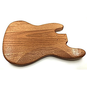 Solo Jazz Bass Style DIY Guitar Kit, Mahogany Body, Maple Neck, JBK-1