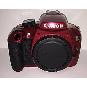 Canon EOS Rebel T5 Digital SLR Camera Kit with EF-S 18-55mm is II Lens - Red