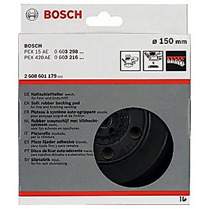 Bosch Professional 2608601179 Grinding Plate for PEX 15, Black, 150 mm