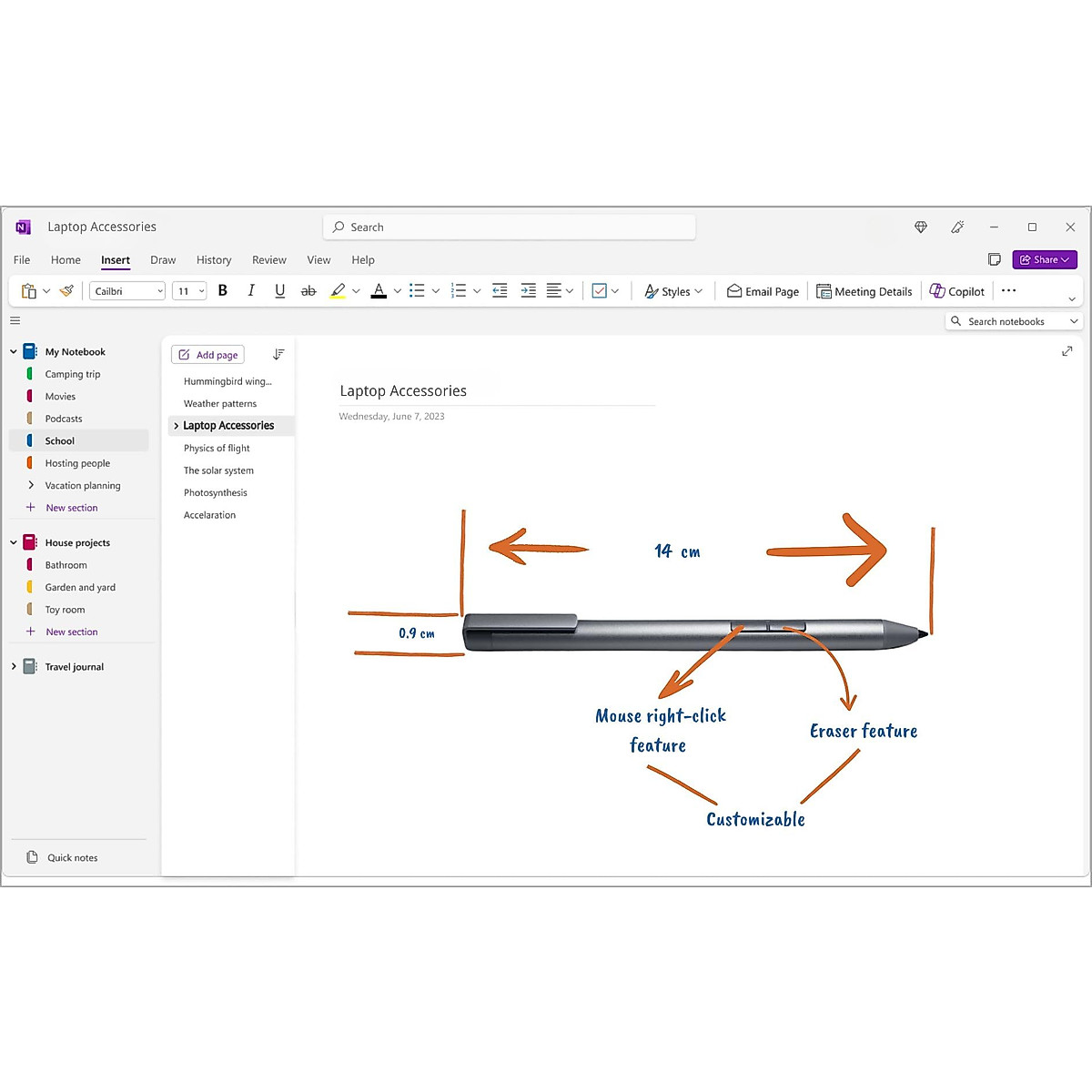 LAZARITE M Pen Grey, Active Stylus for Microsoft Surface, Lenovo Yoga 7i/9i, Flex 5, Hp Envy x360/Pavilion x360/Spectre x360, Stylus Pen with 4096 Pressure Sensitivity, Palm Rejection, Tilt Support