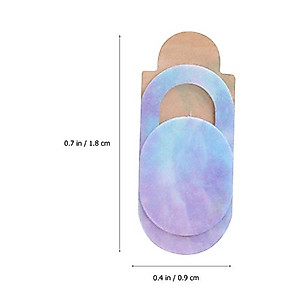 SOLUSTRE 30 pcs Phone Patch Smartphone Hacker Starry Color Design Sky Pad Protector Desktop Thin Ultra Webcam Anti-Hacker Pattern Prevention Cover Tablet Web Computer for Slide