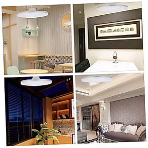 VILLCASE 2 Pcs Led Flying Saucer Light Flush Mount Ceiling Lights Modern Ceiling Lights DIY Pendant Light Led Ceiling Lamp Led Lanterns Led Light Aluminum Alloy White Shine E27 Single Light