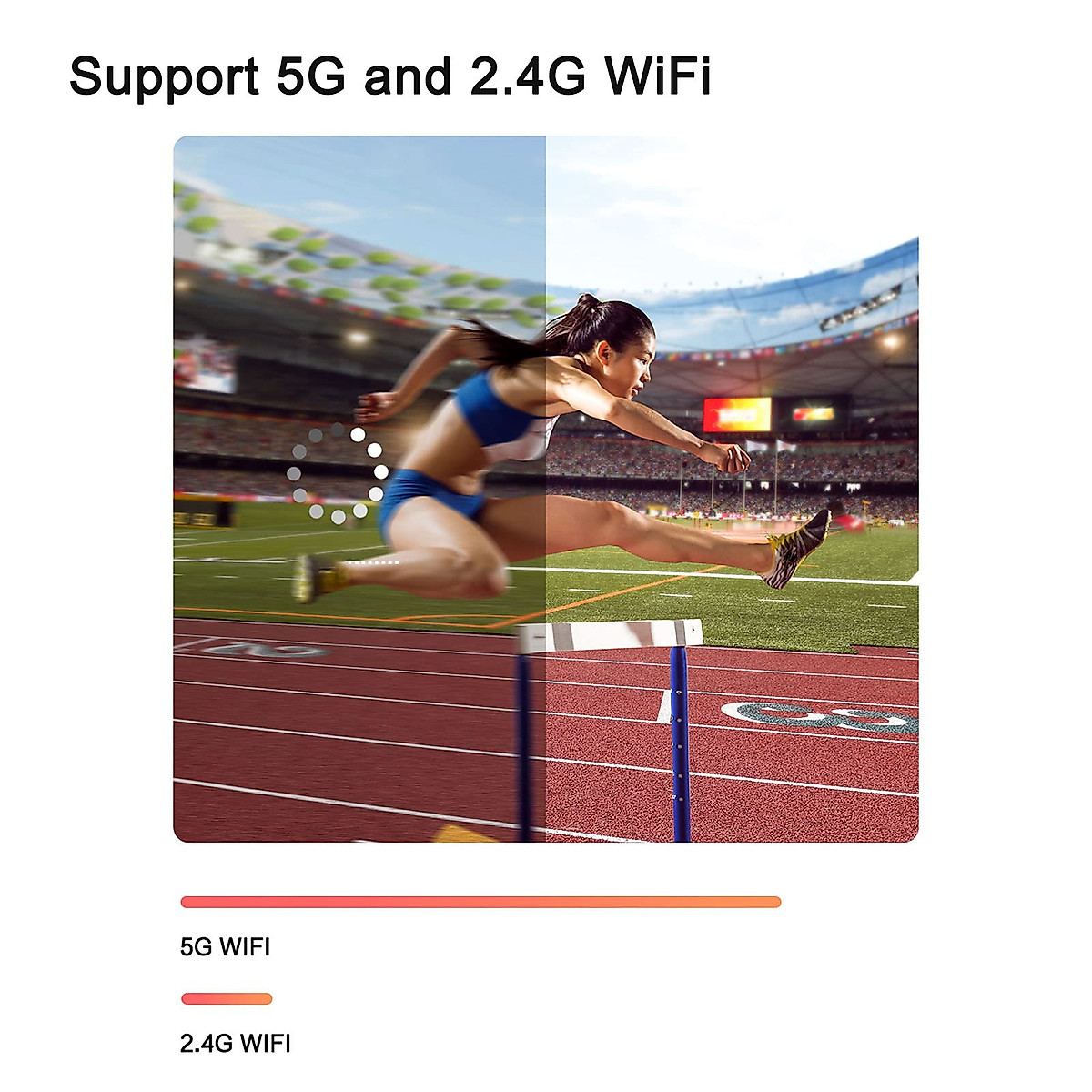 Rosvola Film Projector, 100 to 240 V Projector for Tablets for Computers (U.S. regulations)