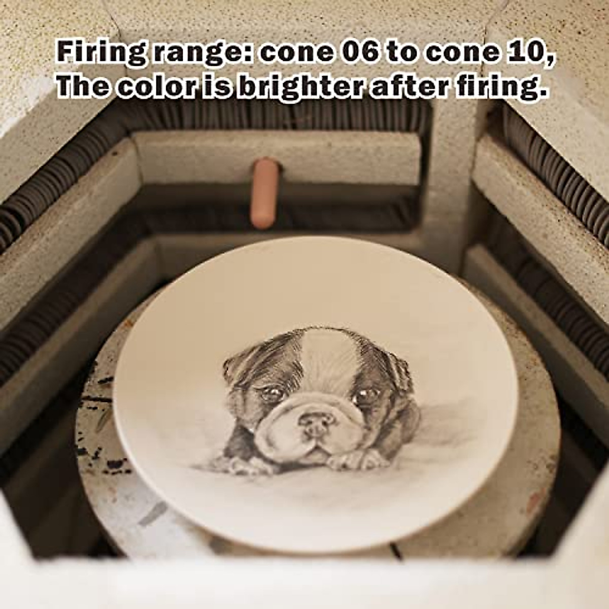 Pasler® Underglaze Pencil set,Underglaze Pencils for bisque or greenware, pack of 2 black