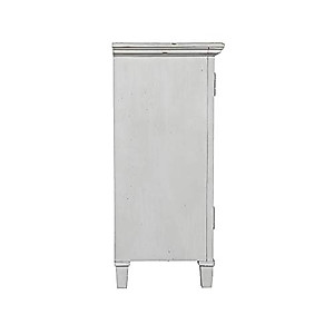 Signature Design by Ashley Mirimyn Vintage Accent Cabinet or TV Stand, Light Gray