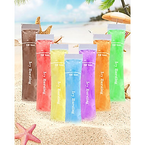 150 Disposable Ice Popsicle Mold Bags (8x2") for DIY Natural Fruit Snacks, Juice & Smoothies, Ice Pops Molds | BPA-Free, Zip Seals, Funnel Included