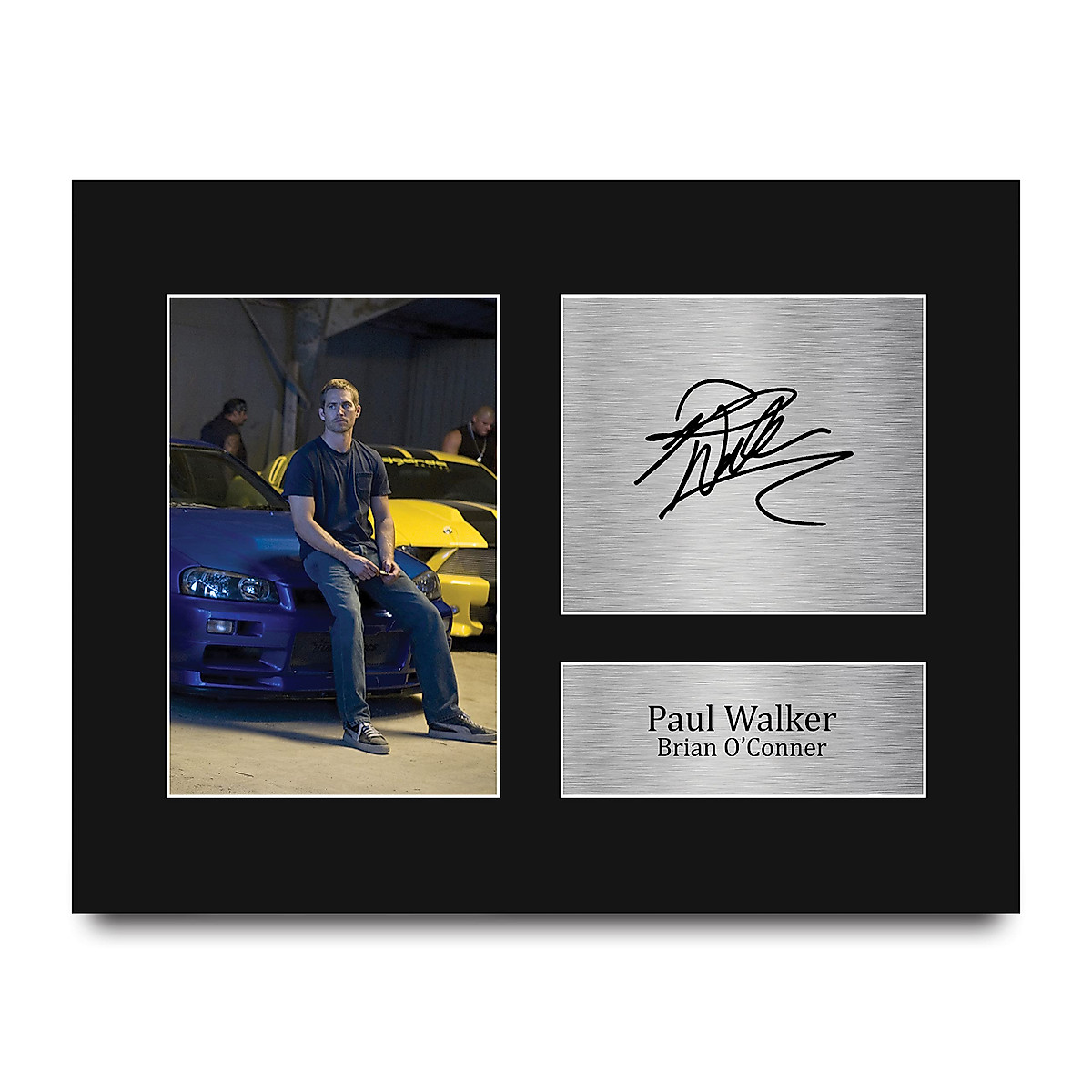 HWC Trading Paul Walker Fast And Furious Gifts USL Printed Signed Autograph Picture for Movie Memorabilia Fans - US Letter Size