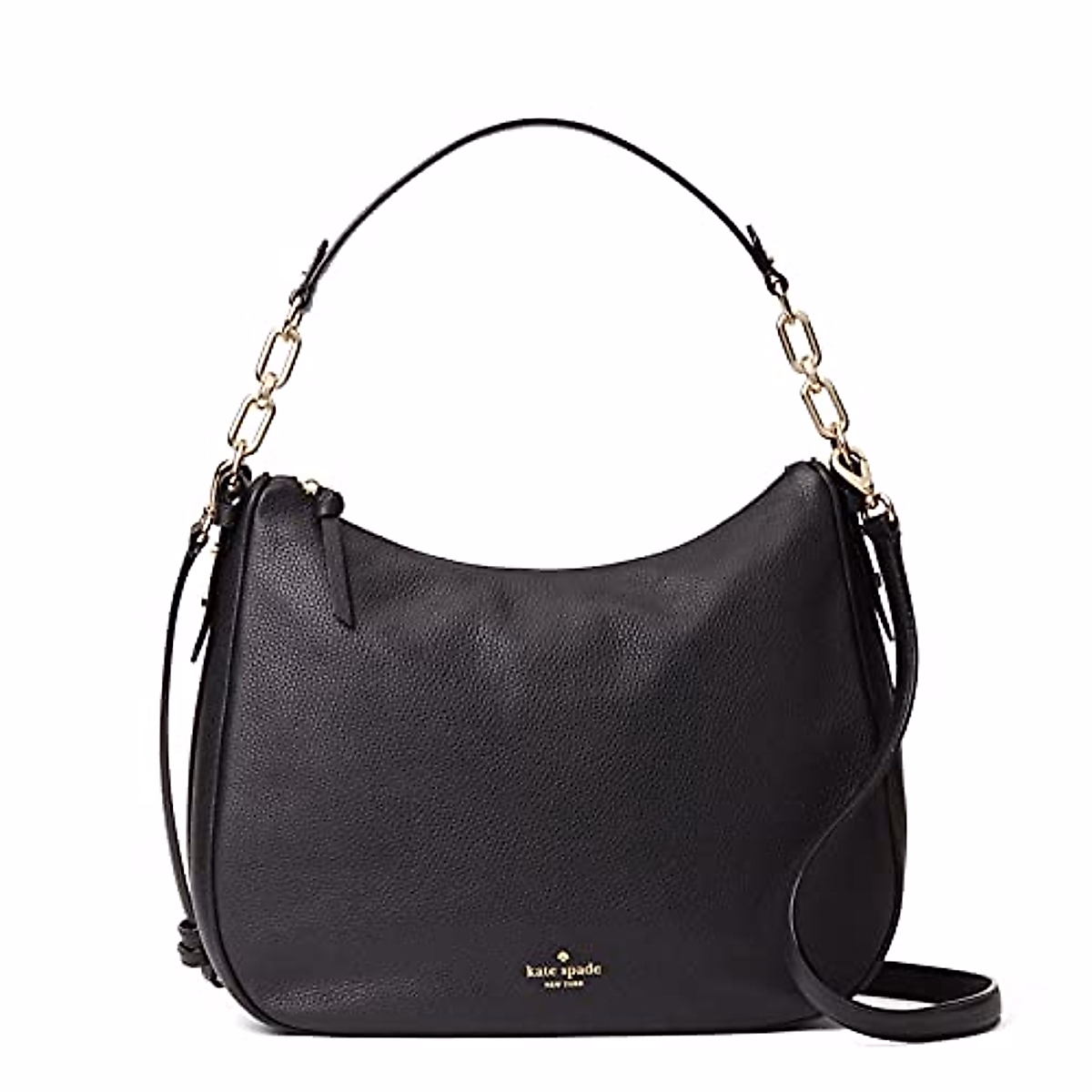 Kate Spade New York Mulberry Street Vivian Hobo Purse (Black), Medium