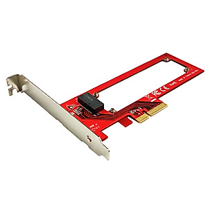 Ableconn PEXE1S159 PCIe 4.0 x4 Host Adapter for EDSFF E1.S NVMe SSD - NVMe E1.S SSD PCIe Carrier Adapter