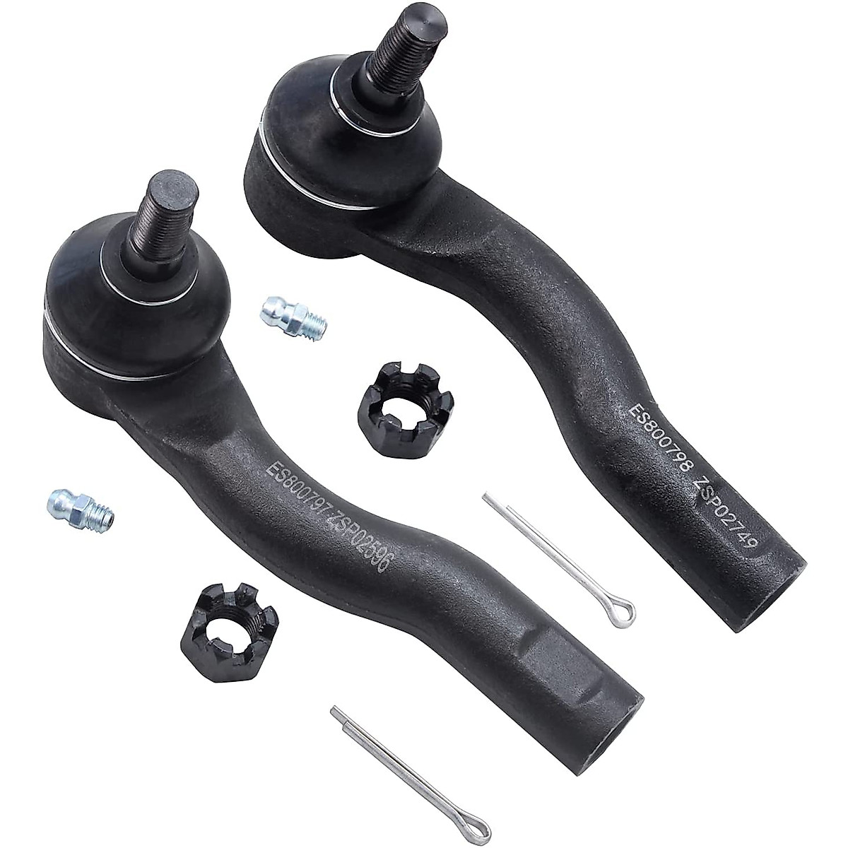 Detroit Axle - 14pc Front End Suspension Kit for 2010-2012 Ford Fusion Mercury Milan, 2011-2012 Lincoln MKZ, 6 Control Arms w/Ball Joints 2 Sway Bars 4 Tie Rods 2 Boots Replacement