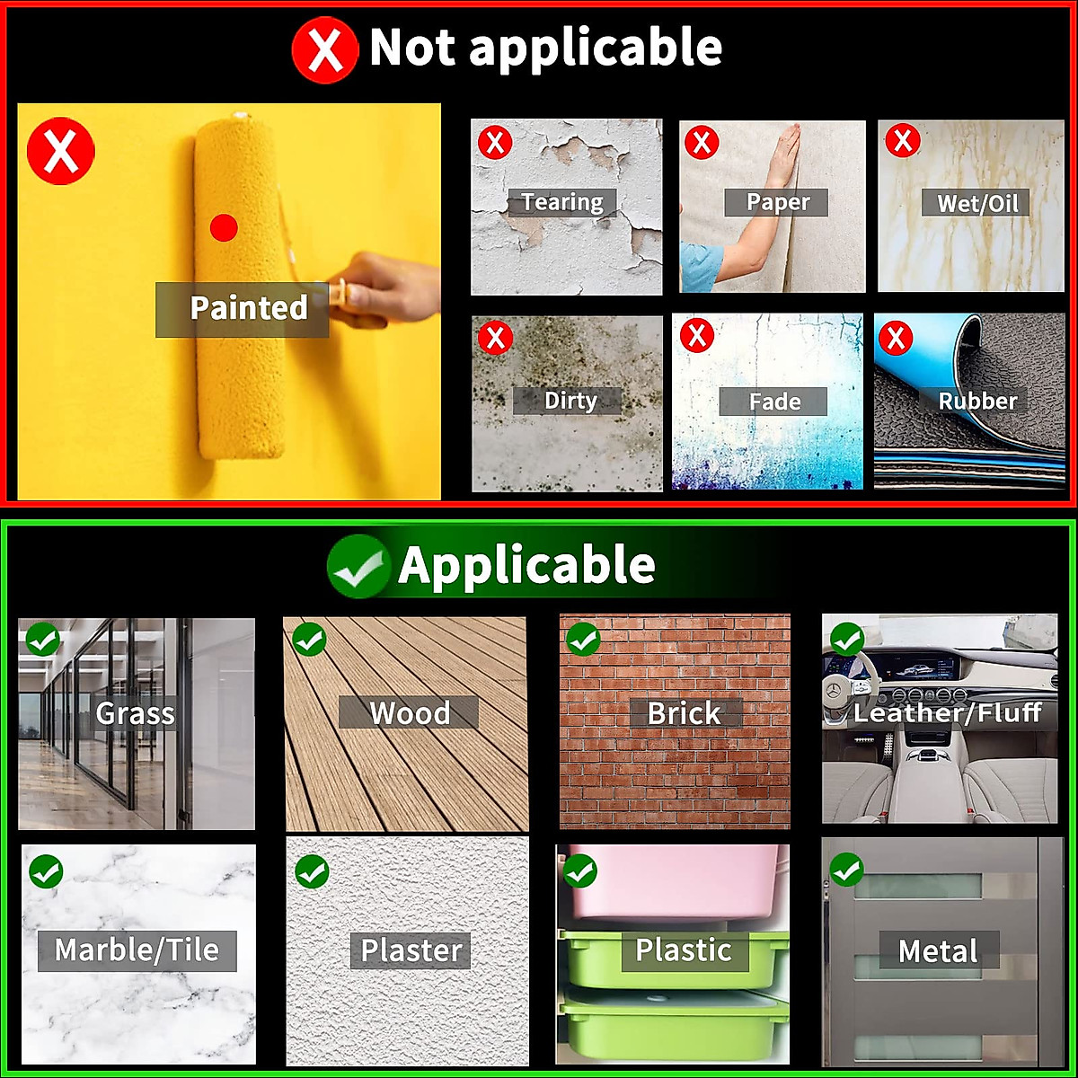 Strong Double Sided Tape Heavy Duty, Lepiloo Clear Double Sided Tape for Walls, Picture Hanging Tape Removable, Double Side Tape Reusable Double Stick Tape Heavy Duty Mounting Tape Two Sided 16.5FT