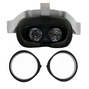 Myopia Glasses Lens Compatible with Oculus Quest 2 VR Headset accessories , customized Frame Plus Protecting Lens Combination 1 Pair (-3.00)