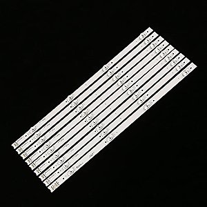 9pcs/Set LED Backlight Strip Compatible with TCL L55P3 CUS LVU550ND1L55P3 55BC7600 55U6780C Thomson 55uc6006s TMT_55p3_8x4+1x4_3030C_d6t-2 (Color : 2set(18pcs))