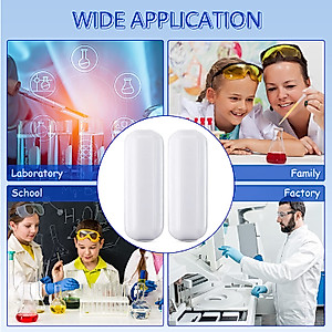 16 Pieces PTFE Magnetic Stirrer Mixer Stir Bar Laboratory Bar Stir Plate Magnet Stir Rod Magnetic (25 mm)