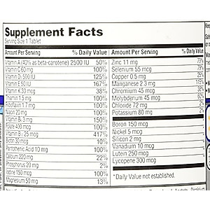 Equate Mature Adults 50+ Multivitamin 220 c