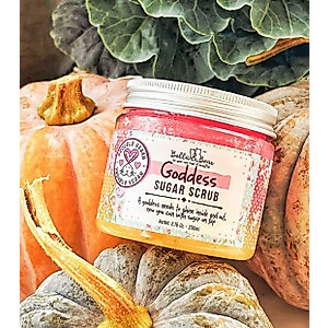 Bella and Bear Goddess Sugar Scrub, No Parabens, New Fragrance, Cruelty-Free, Vegan-Friendly Exfoliating, 6.7oz