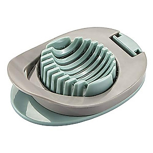 Ortarco Egg Slicer for Boiled Eggs Strawberry Cutter with Stainless Steel Wire （Green）