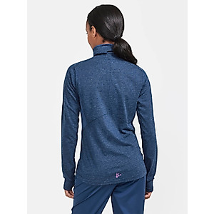 Craft Sportswear Women's ADV Subz Wool LS Tee 2, Tide, Medium